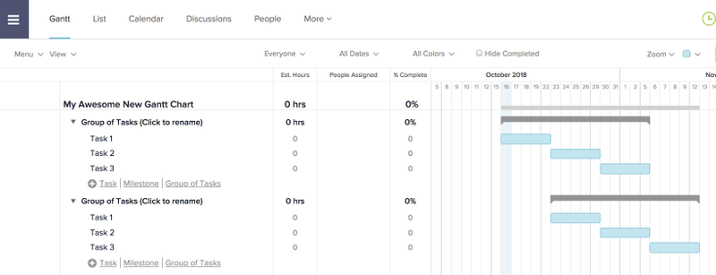 Create a Gantt Chart in Excel + Free Template | TeamGantt